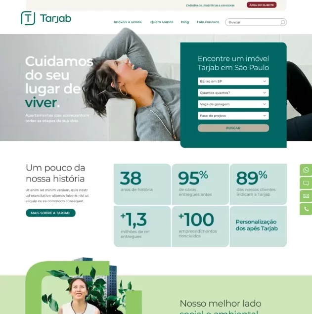 Portfólio / Novo Site Tarjab - Agência Canzar